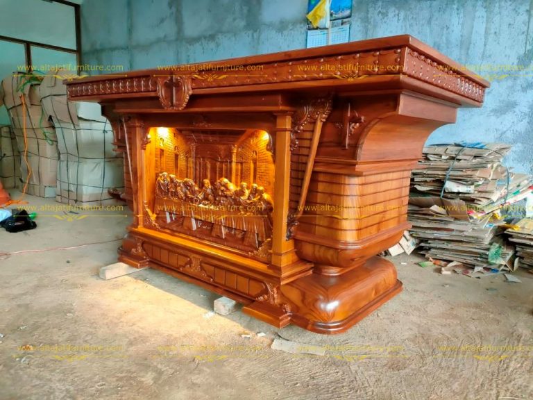 Meja Altar Kayu Jati | Alta Jati Furniture