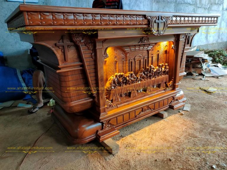 Meja Altar Kayu Jati | Alta Jati Furniture